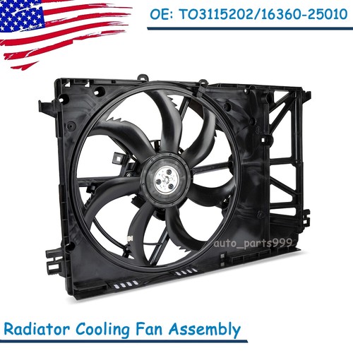 Fits Toyota Camry 2.5L 2018 2019-2021 Radiator Cooling Fan Assembly ...