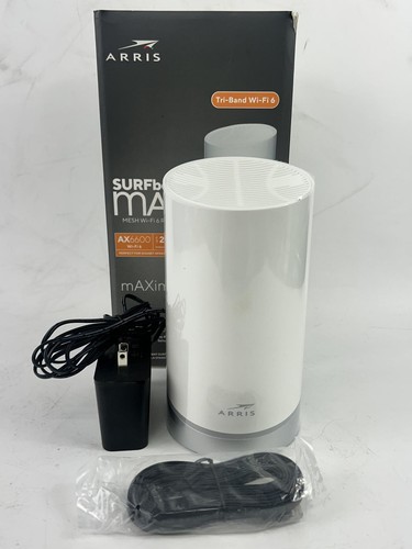 ARRIS Surfboard mAX W21 Tri-Band Mesh Ready WiFi 6 Router, AX6600 ...