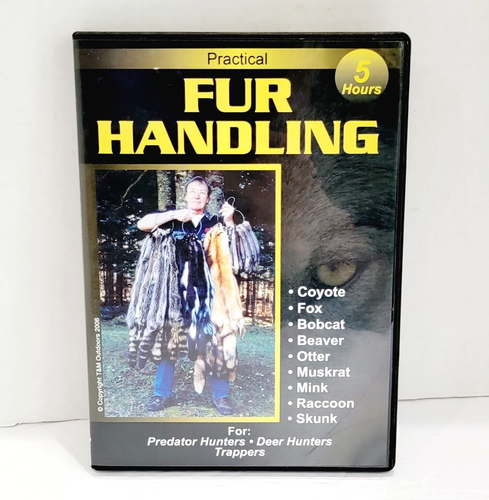 Practical Fur Handling DVD Tom Osborne Predator Deer Hunter Trapper T&M ...