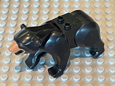 RARE Animal Ours LEGO minifig Bear ref 98295c01pb03 / Set 60188 60173 ...