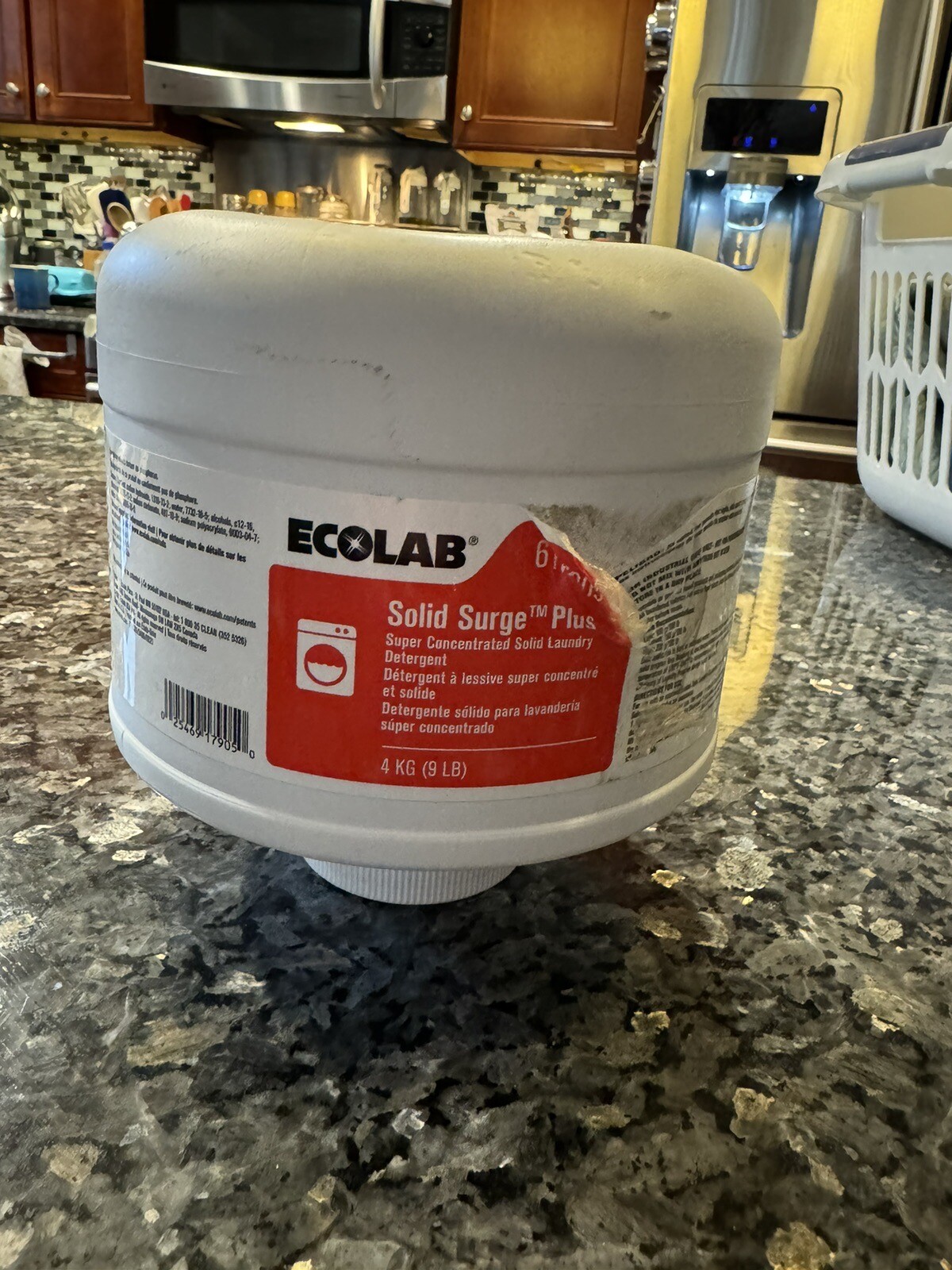 Case of 4 Ecolab 6117905 Laundry Soap Commercial Solid Surge Plus NP 9lbx4 for sale online | eBay