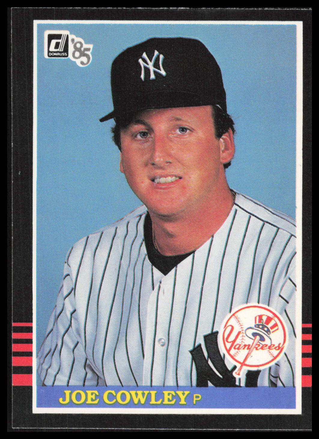1985 Donruss Joe Cowley #613 New York Yankees 33E | eBay