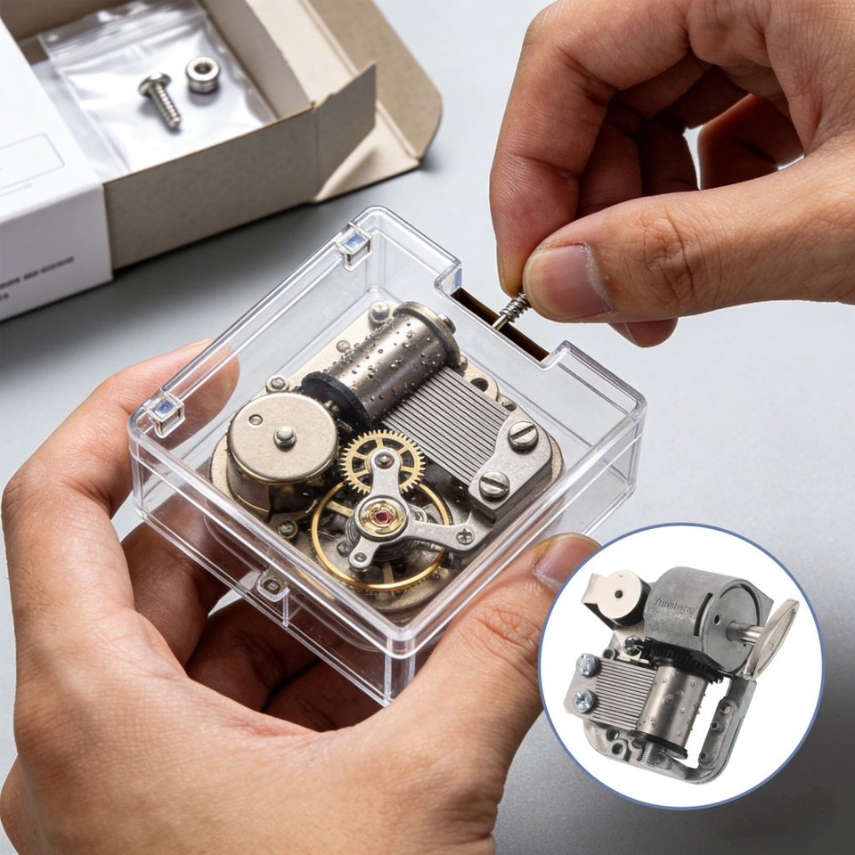 Musical Box Mechanism: DIY Music Clockwork Musical Mechanism Movement ...
