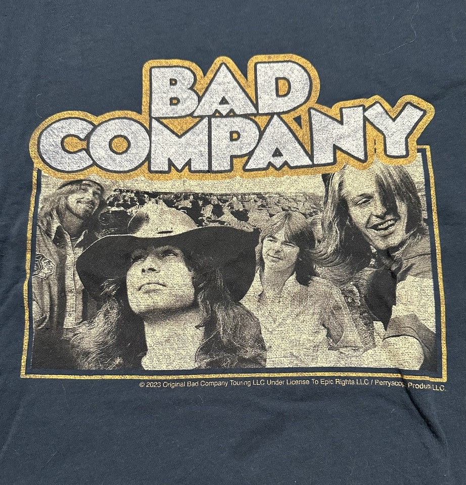 Classic BAD COMPANY EARLY BAND PHOTO T-SHIRT! Size XXL! | eBay