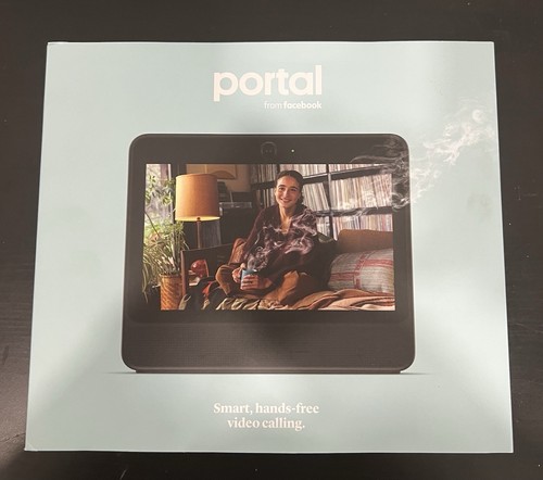 Facebook Portal Smart Display 10.1” 1st Gen Black B81A01BUS Alexa Zoom ...