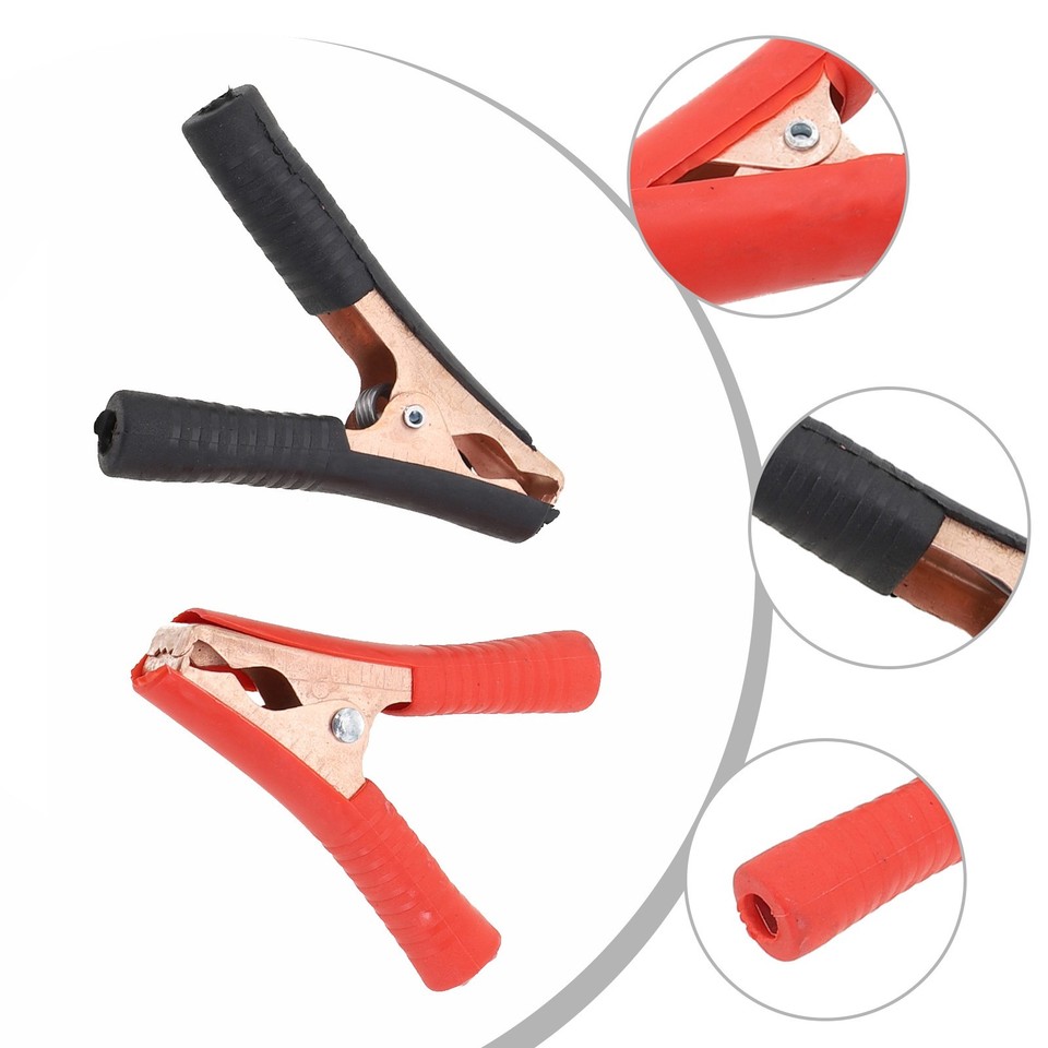 Battery Test Clip Set with Insulated For Alligator Clips Rated at 100A ...