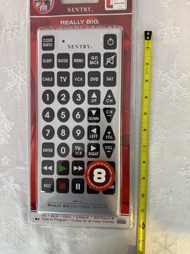 Sentry Really Big Rmc10 Universal Remote Control Programming