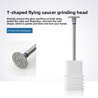 Disc Grinding Burr Removal Head Diamond Nail Polishing Bits Nail Salon ...