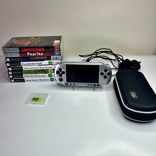 Psp-3002 Sony Playstation Portable Psp Console Bundle | Games | Case ...
