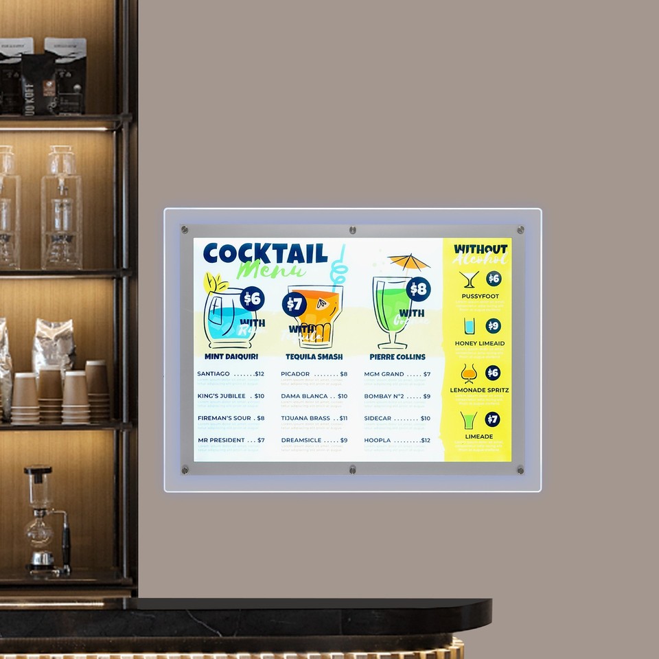 A2 Led Light Box, Led Light Sign Holder, Led Light Advertising Display ...