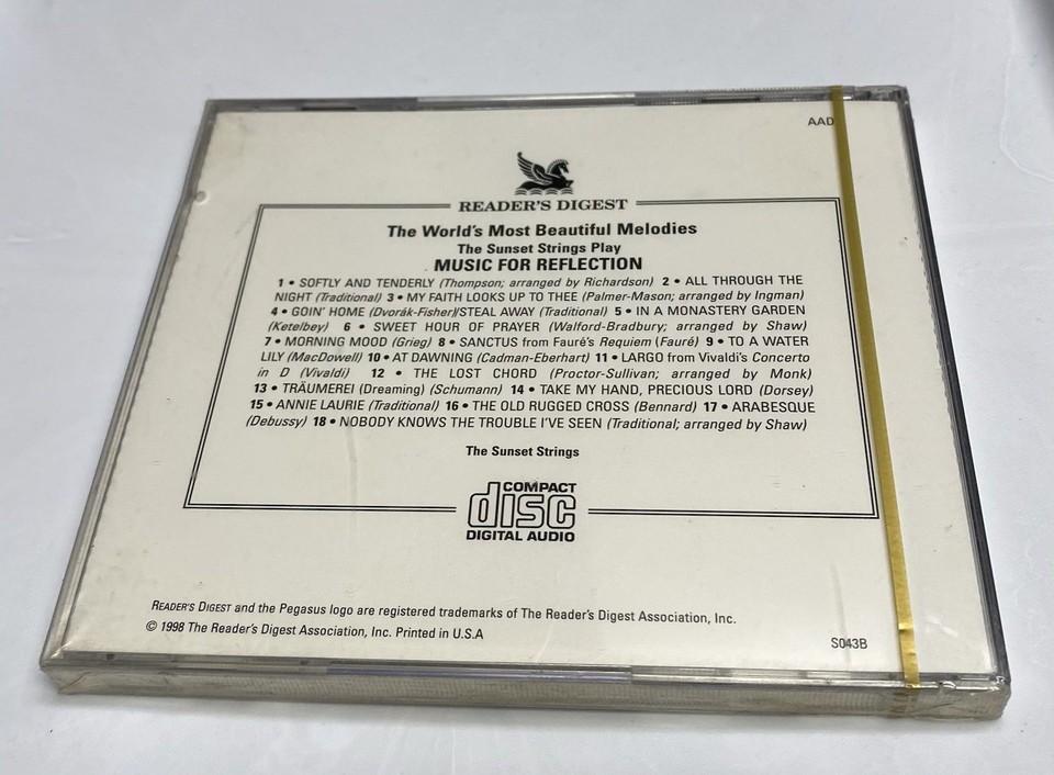 The Sunset Strings Play Music for Reflection ( CD Reader's Digest, 1998 ...