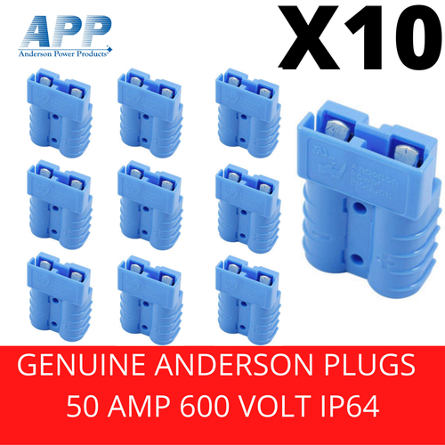 10 x Genuine Anderson DC 6AWG Power Cable Connector Camping Car 4WD ...
