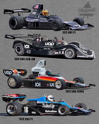 Shadow Racing F1, Can-Am and F5000 Race Cars 1973 - 1979 Race Car Photo ...
