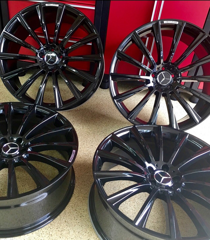 MERCEDES BENZ 20 INCH RIMS WHEELS NEW SET4 20/8.5 20/9.5 FIT ML350 ...