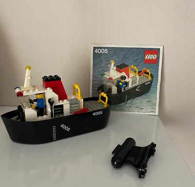 Vintage LEGO TUG BOAT 4005 with original instructions 1982 | eBay