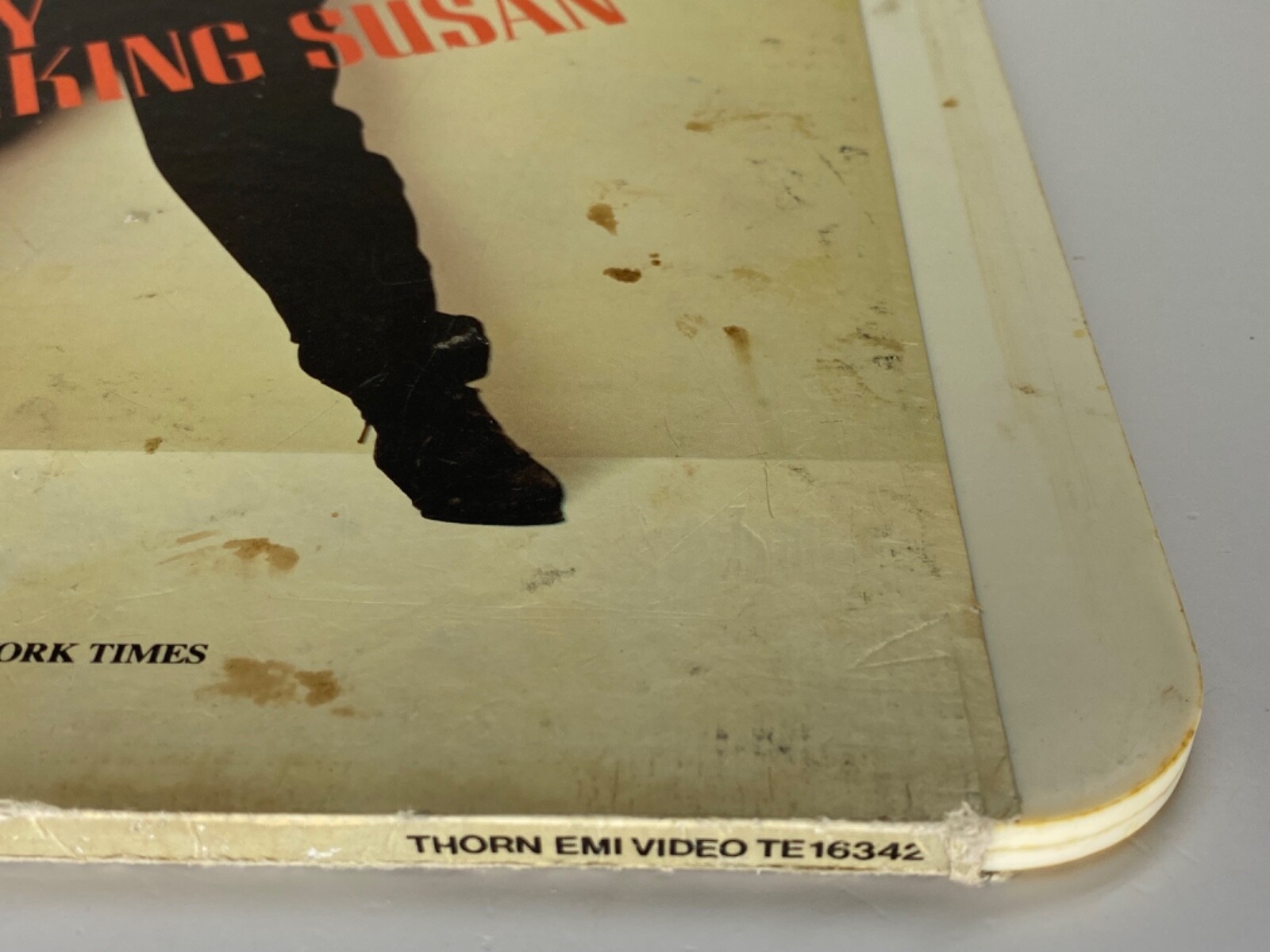 VTG 1985 Desperately Seeking Susan CED Videodisc Madonna Movie RARE ...