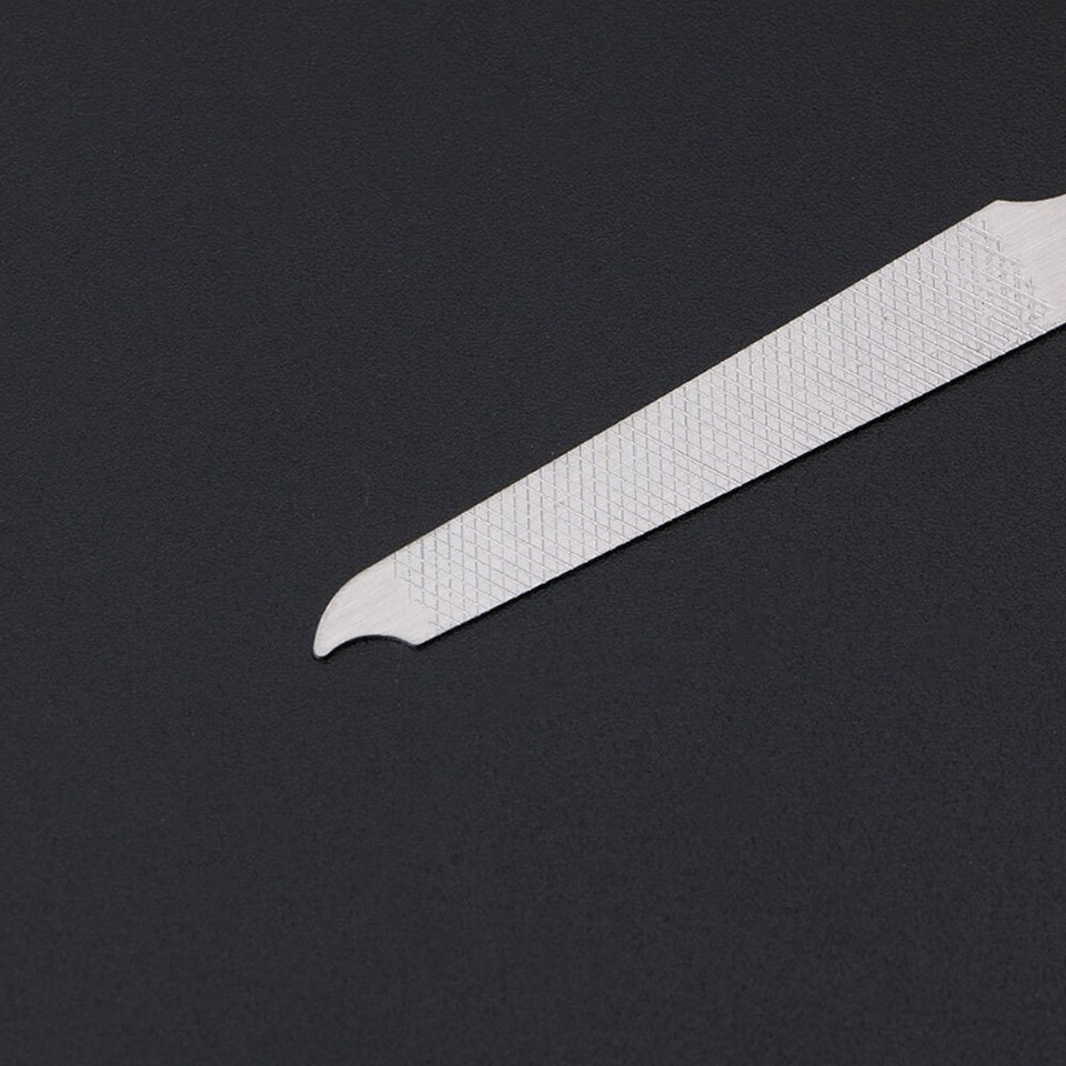 2Pcs Stainless Steel Metal Nail File Double Sided Manicure Files ...