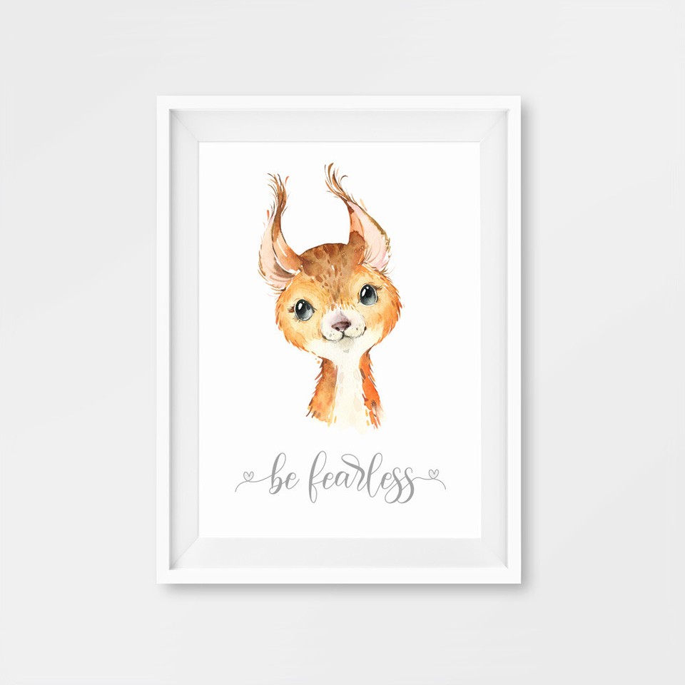 Woodland Baby Animal Nursery Prints Childrens Bedroom Wall Art Pictures woodland-baby-animal-nursery-prints-childrens-bedroom-wall-art-pictures