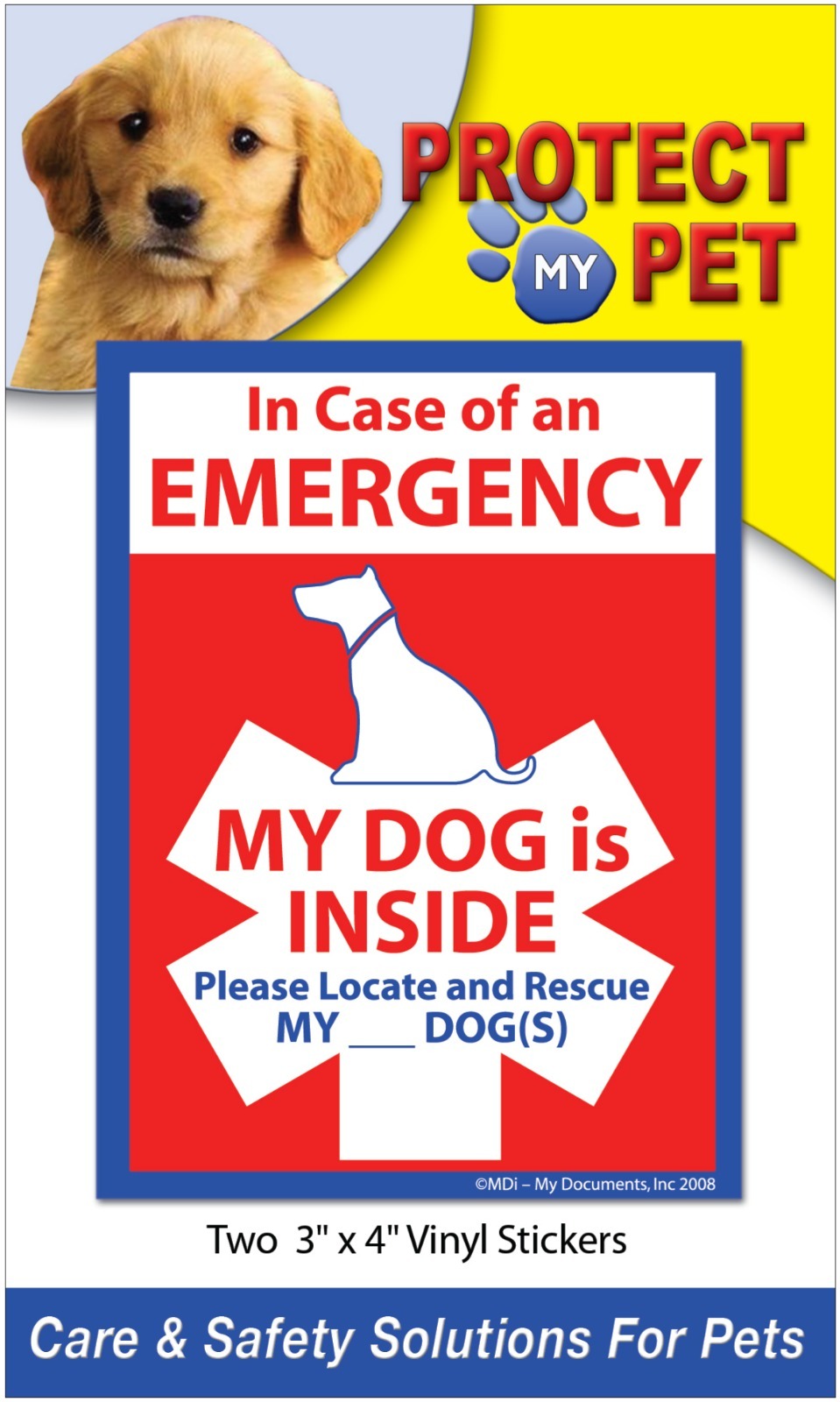 Dog Emergency Window Stickers | eBay