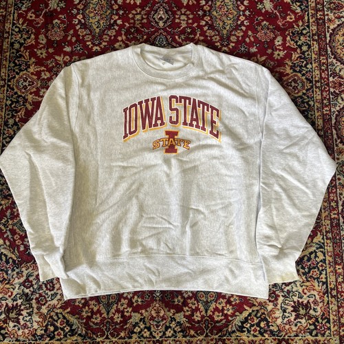 Iowa State Champion Reverse Weave Sweatshirt Pullover XL | eBay