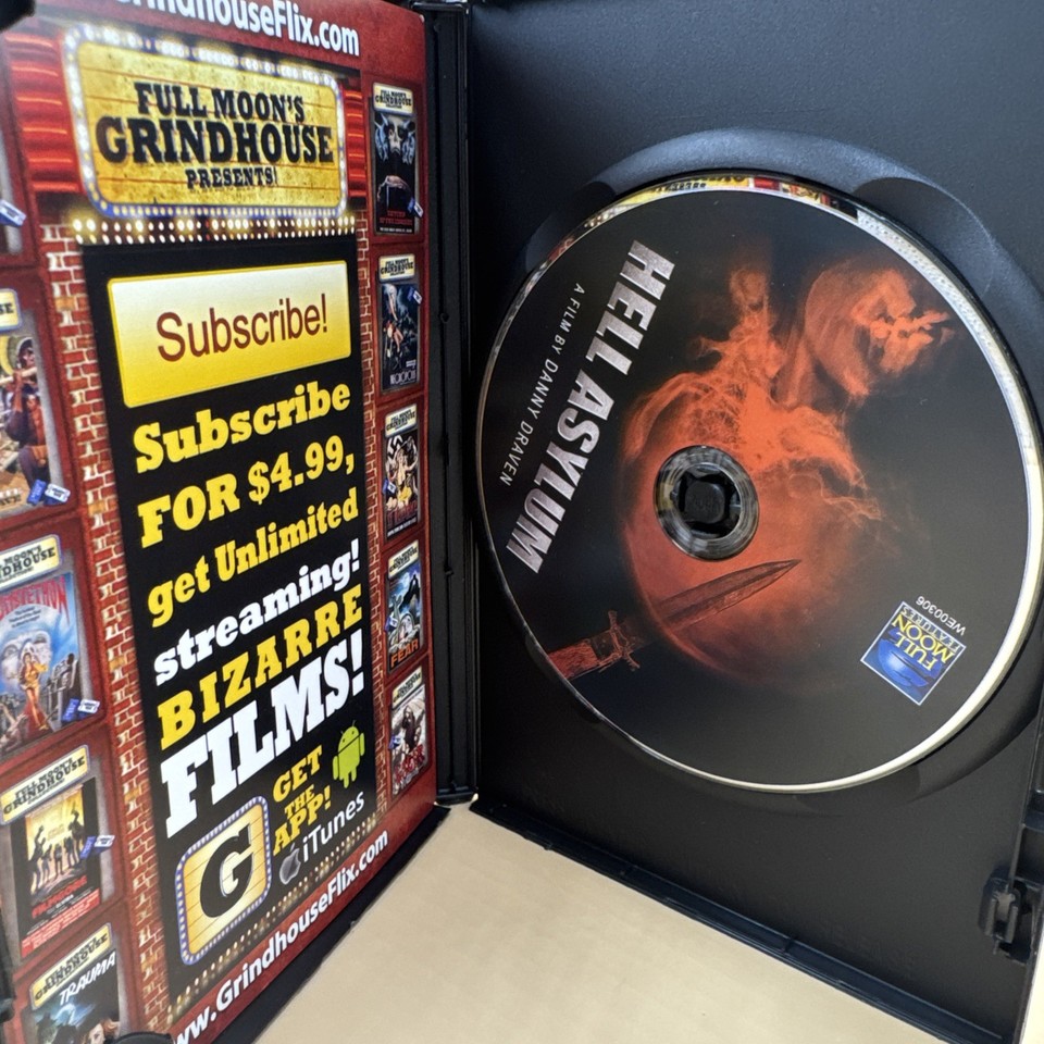 Hell Asylum DVD Tanya Dempsey Stacey Scowley Debra Mayer Full Moon ...