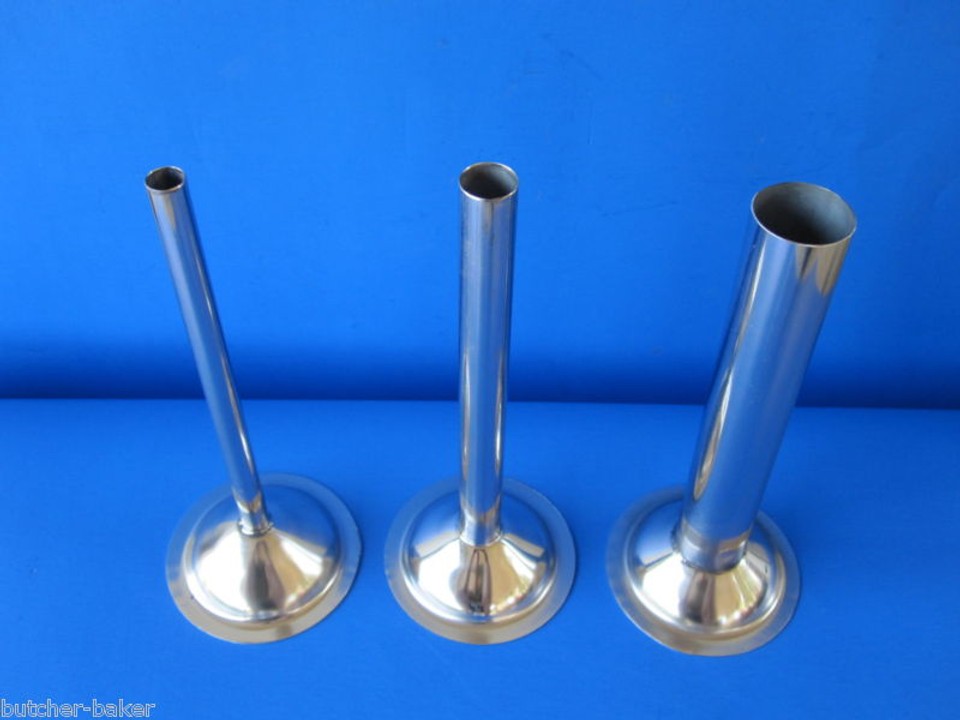 #22 PREMIUM Sausage Stuffer Stuffing Tube Funnel for Meat Grinder ...