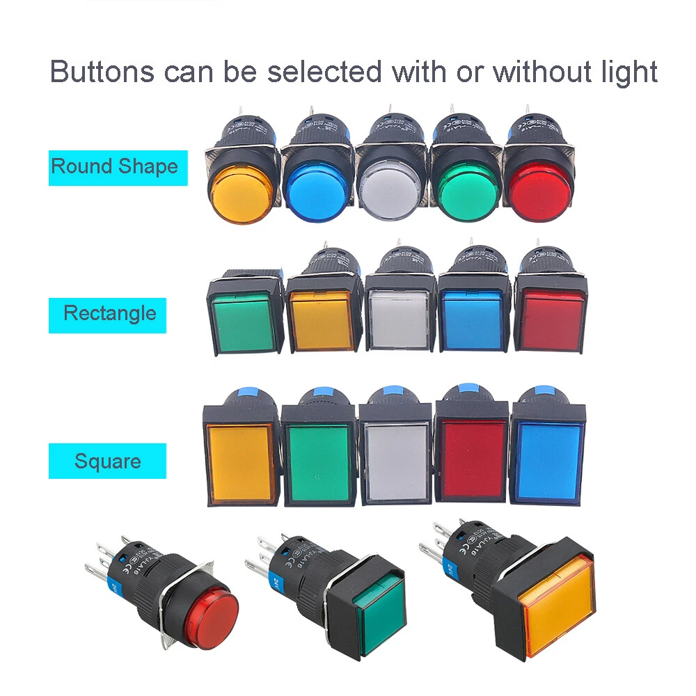 Yellow Rectangle Button