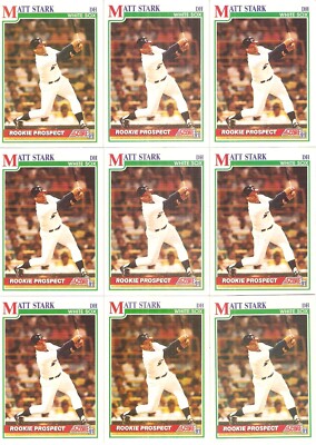 18 CARD MATT STARK BASEBALL CARD LOT 507 | eBay