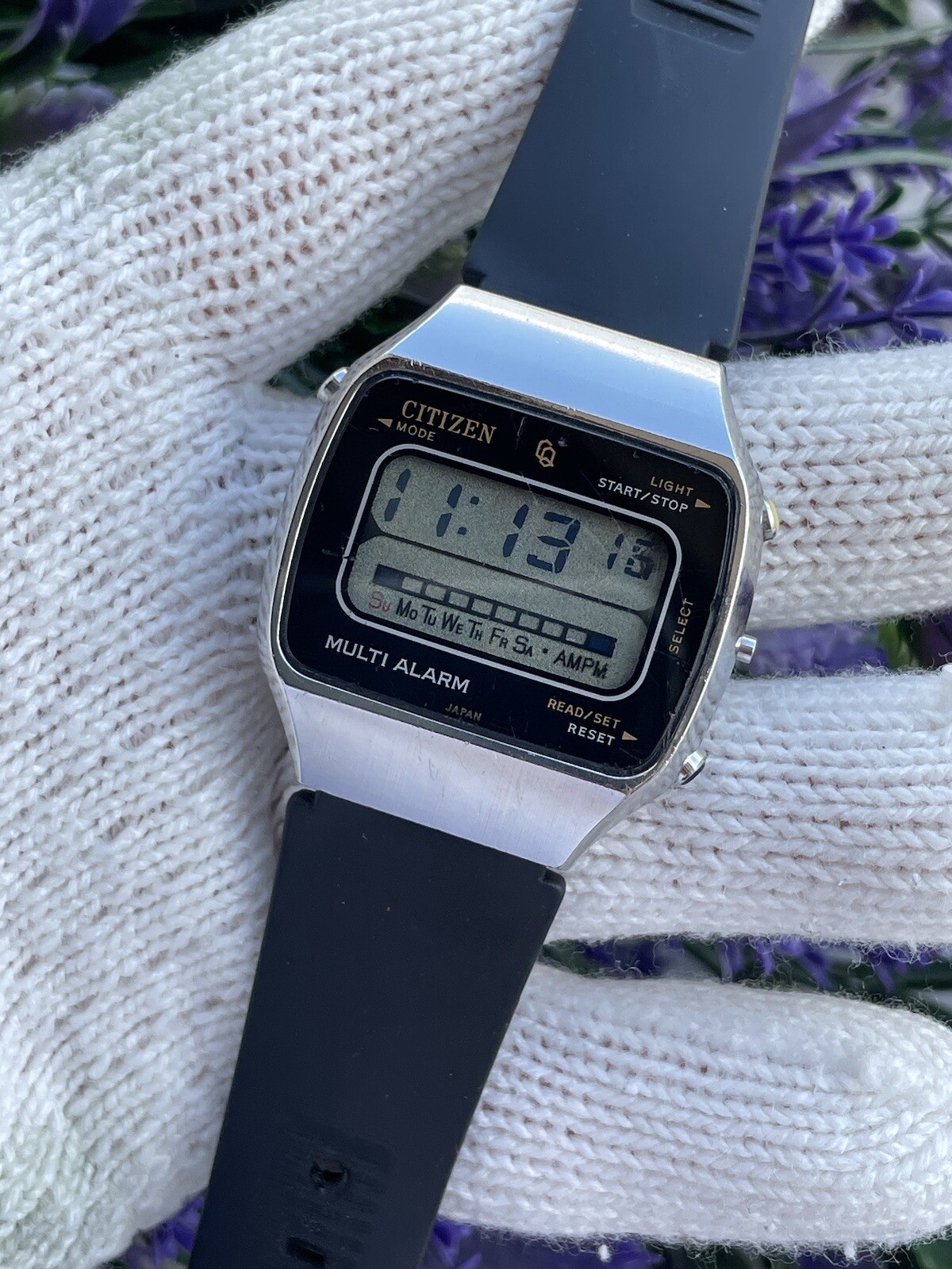 Vintage Citizen Multi-alarm Model 40-1030 Quartz Digital Watch Original ...