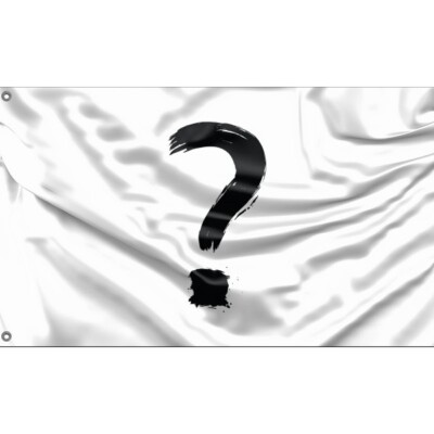 Question Mark Flag | Unique Design, 3x5 Ft / 90x150 cm, EU Made | eBay