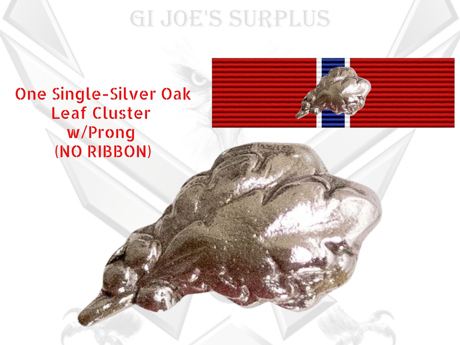 New Single Silver Oak Leaf Cluster OLC 5/16 Device Military Medals ...