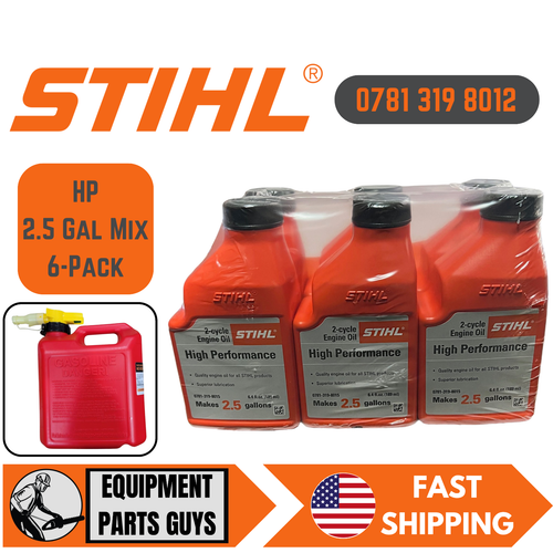 STIHL OIL MIX 2.5 GALLON HP 2-CYCLE ENGINE OIL 6-Pack | eBay