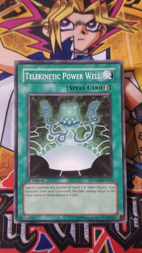 YUGIOH Telekinetic Power Well CRMS-EN055 1ST ED | eBay