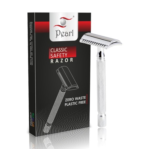 Pearl Shaving Double Edge Open Comb Safety Men Razor Classic ...