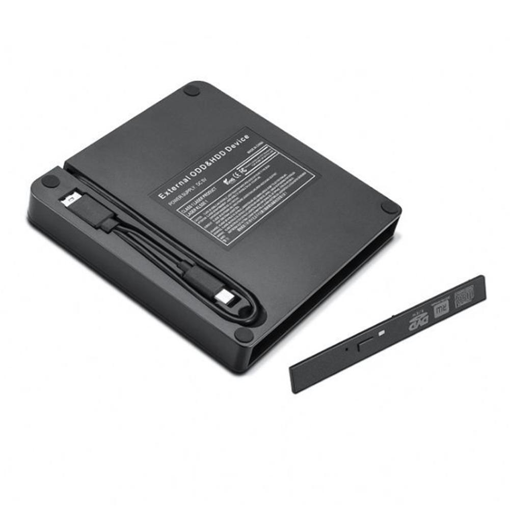 USB 3.0 Type-C DVD External Optical Drives Enclosure Case for Laptop ...