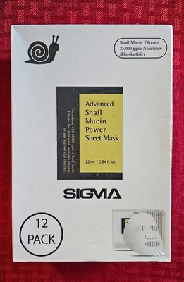 Sigma Essentials Premium Korean Snail Mucin Face Masks Intensive ...