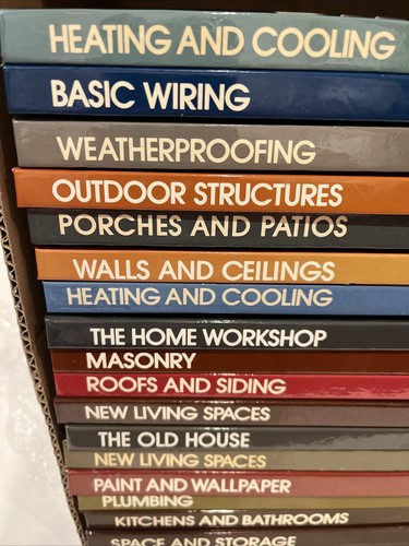 Time Life Home Repair And Improvement Series Lot of 18 Books Hardcover ...