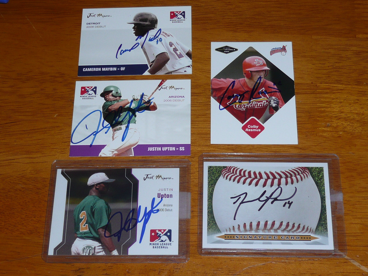 CAMERON MAYBIN Signed 2006 Just Autographs Preview Card Autograph ...