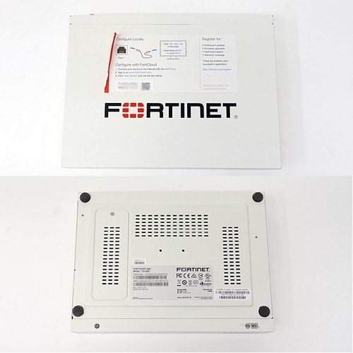 Fortigate FG-60E Fortinet Network Security Firewall w/ Power Cable USED ...