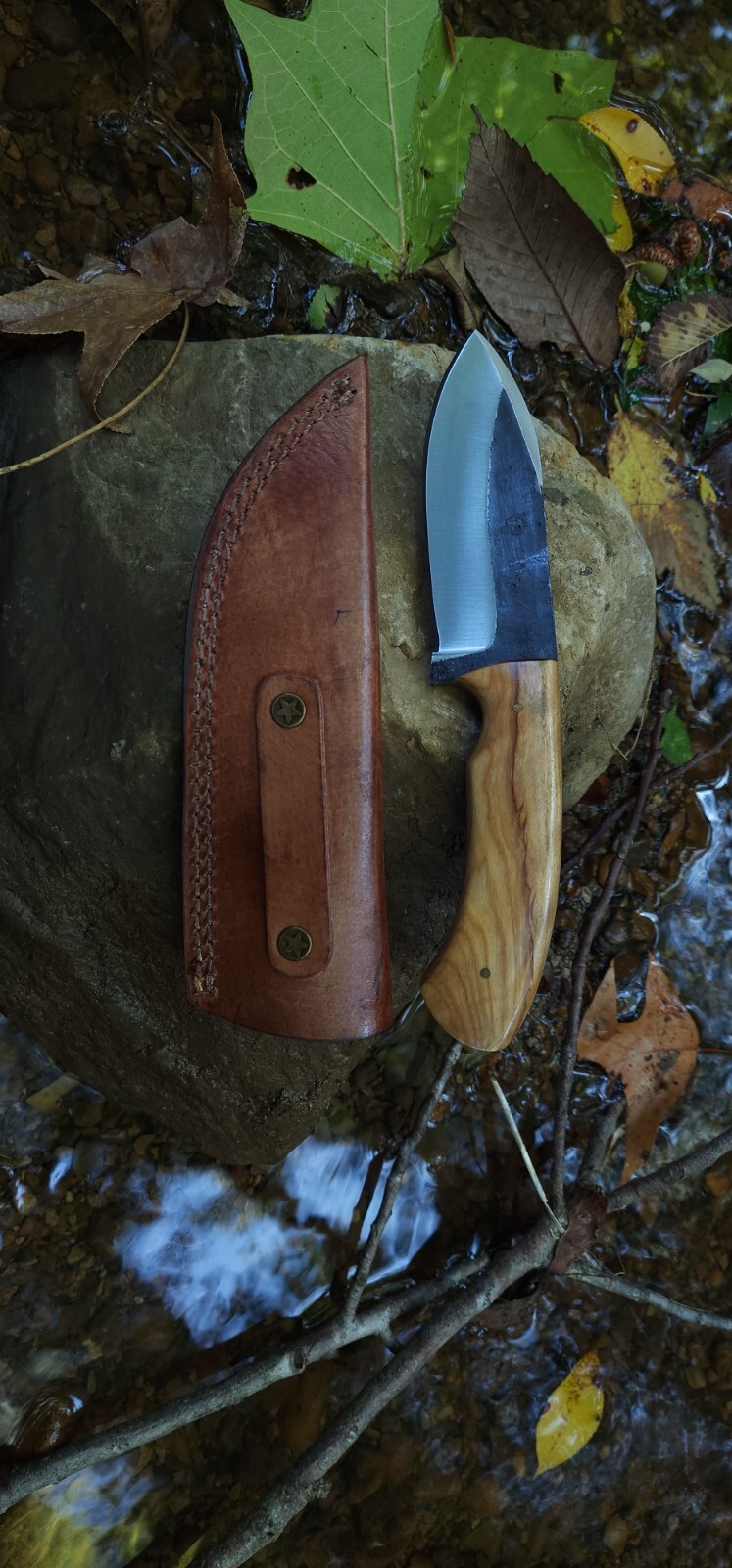 Hunting Knife Fixed Blade Hand Forged Bushcraft Knife birthday gift | eBay