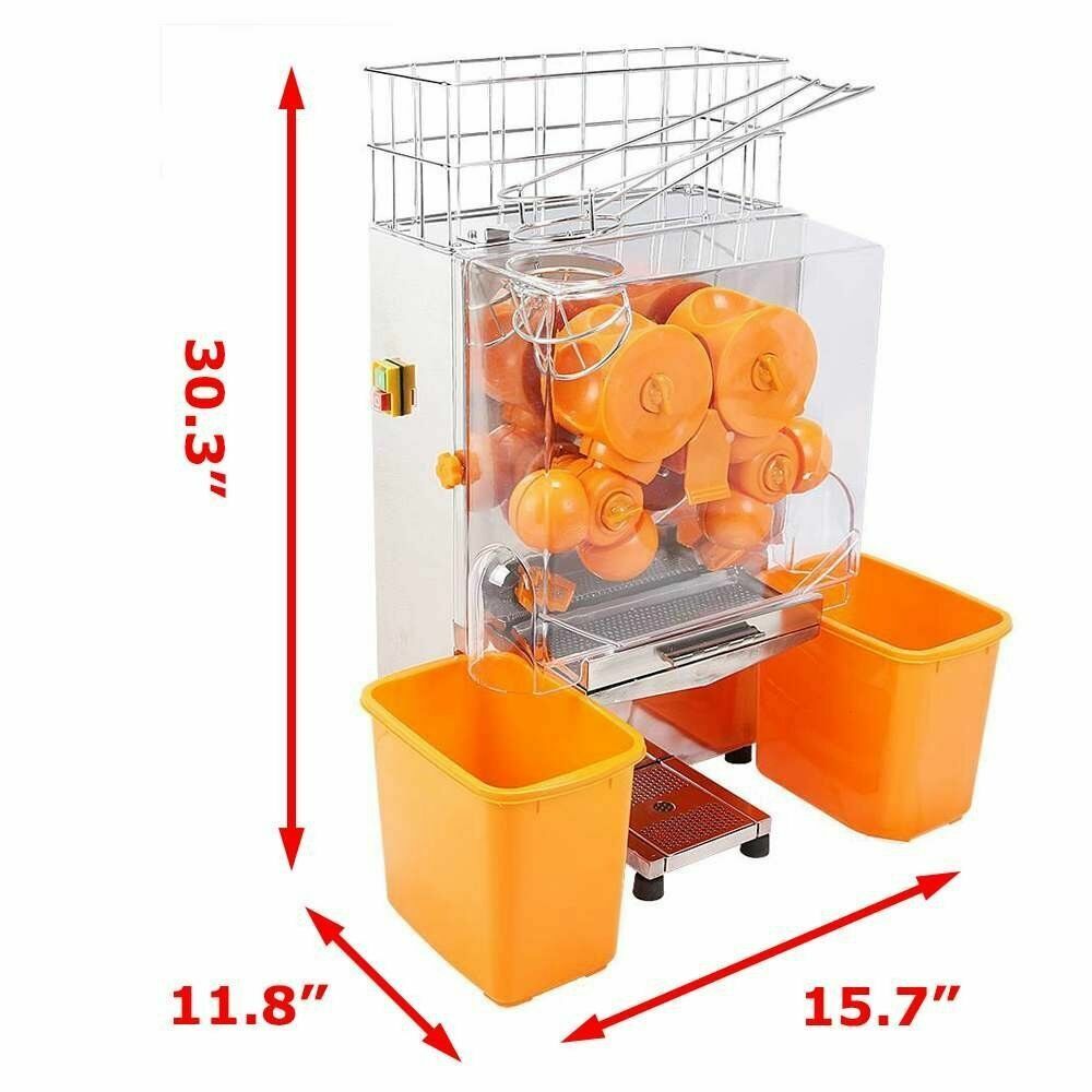 Commercial Electric Orange Squeezer Juice Fruit Maker Juicer Press ...