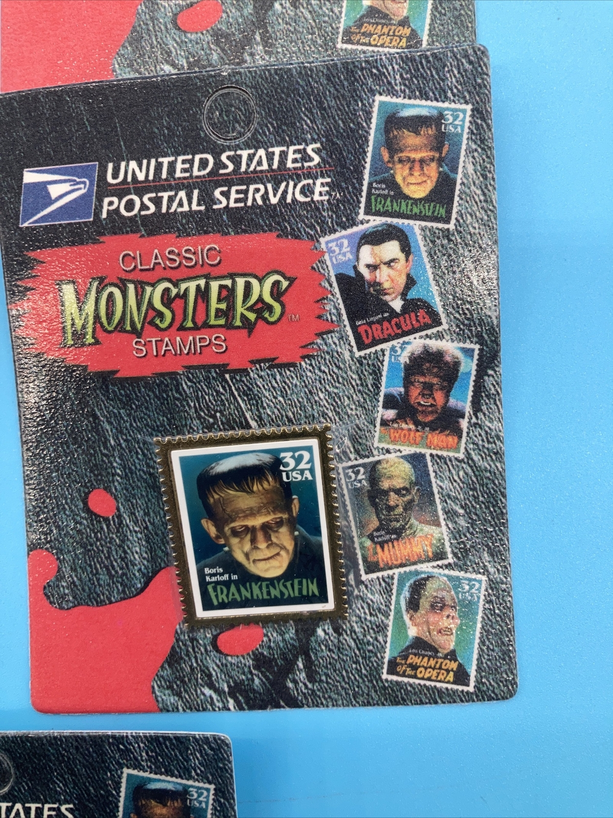 USPS Classic Monster Stamps Pins Set Of 5 New | eBay