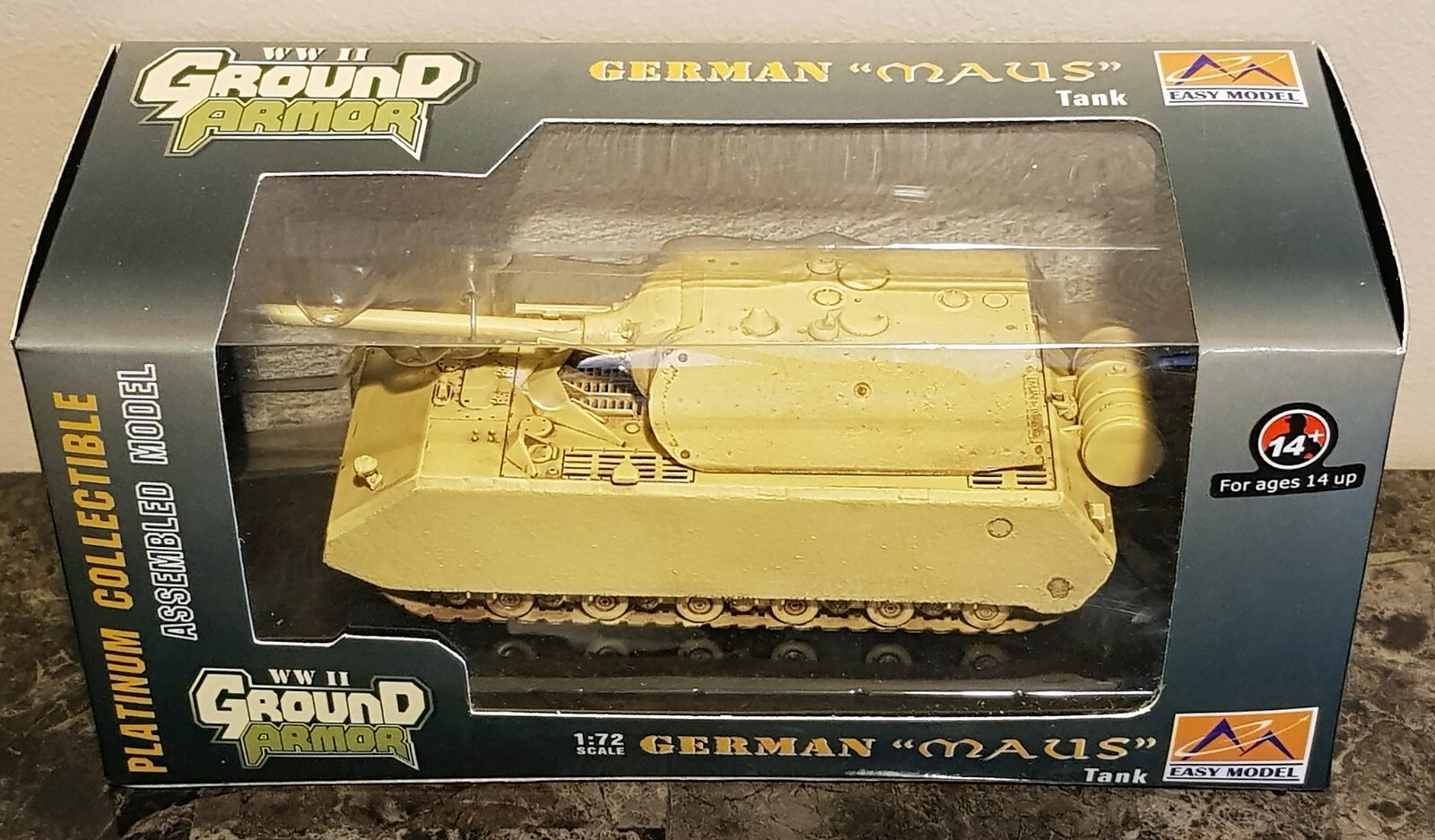 Easy Model WWII GROUND ARMOR 1/72 GERMAN 'MAUS' Tank #36206 New | eBay
