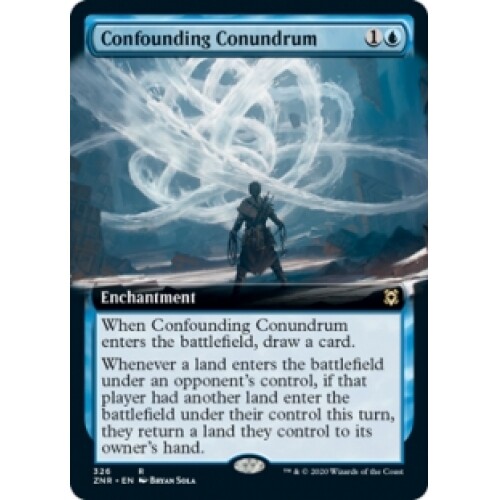 CONFOUNDING CONUNDRUM (EXTENDED ART) Zendikar Rising ZNR Magic MTG MINT ...
