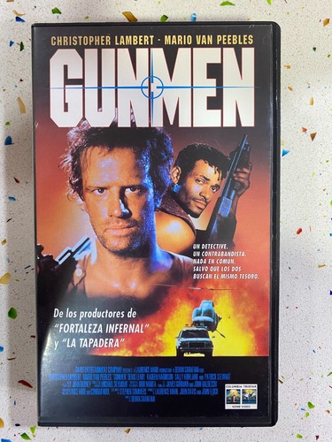 Gunmen VHS Christopher Lambert Mario Van Peebles | eBay