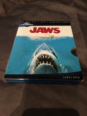 Jaws (Blu-ray/DVD, 2-Disc Set, Universal 100th Anniversary SLIPCOVER ...