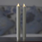 Luminara LED Flameless Battery Operated Taper Candles Remote Ivory Set ...