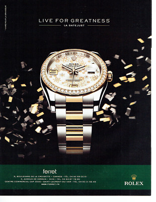 Publicité Advertising 108 2011 montre Rolex la datejust | eBay