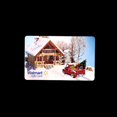 Walmart Red Pickup truck Full Christmas Gifts NEW COLLECTIBLE GIFT CARD ...