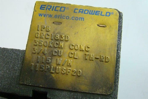 Erico Cadweld IPB 350KCM Conc 3/4 Cu Cl TH-RD 115PLUSF20 GRC183D | eBay